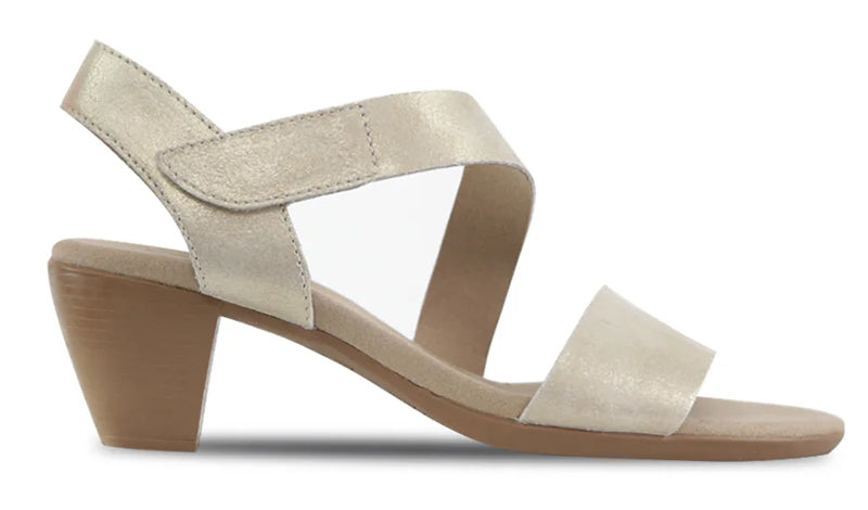 Munro Lucia Gold Foil Leather Sandal (Women) – Cook and Love Shoes